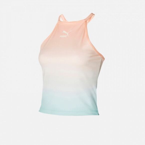 Puma | Tops | Puma Gloaming Aop Bra Top Eggshell Blue 8458476 Womens ...